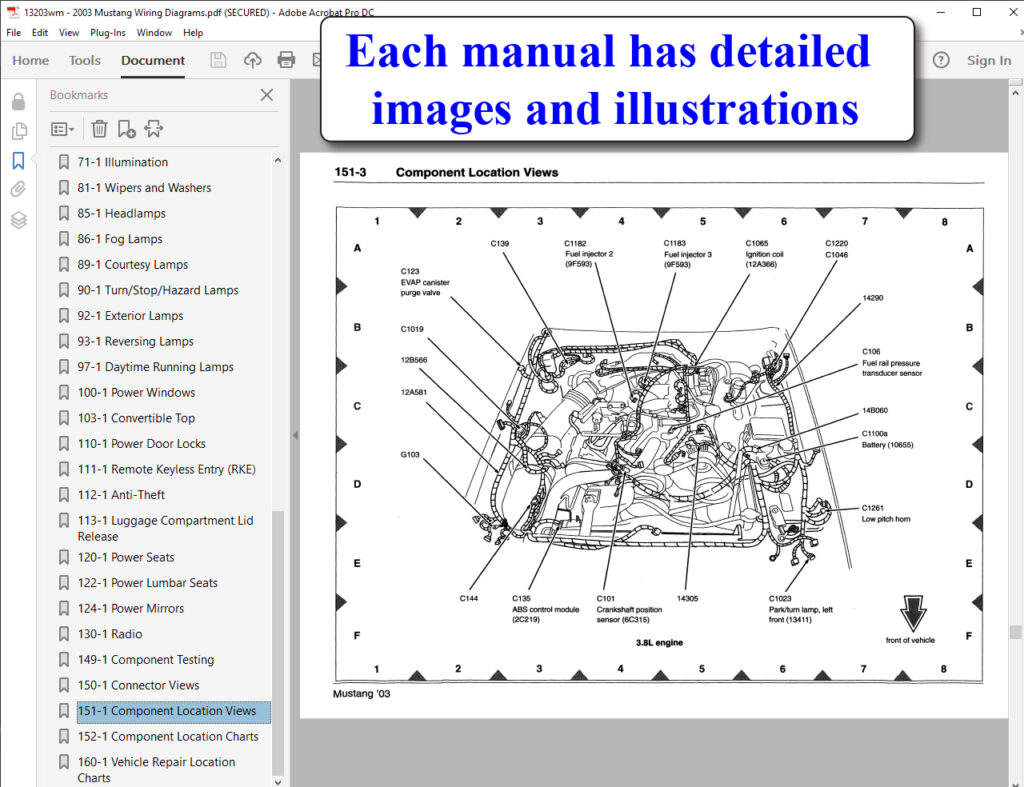 2003 Mustang Wiring Diagrams - Fordmanuals.com